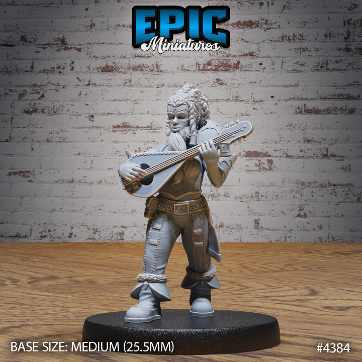 3D Printable Bearded Female Dwarf Set / Dwarfen Warrior / Mysterious ...