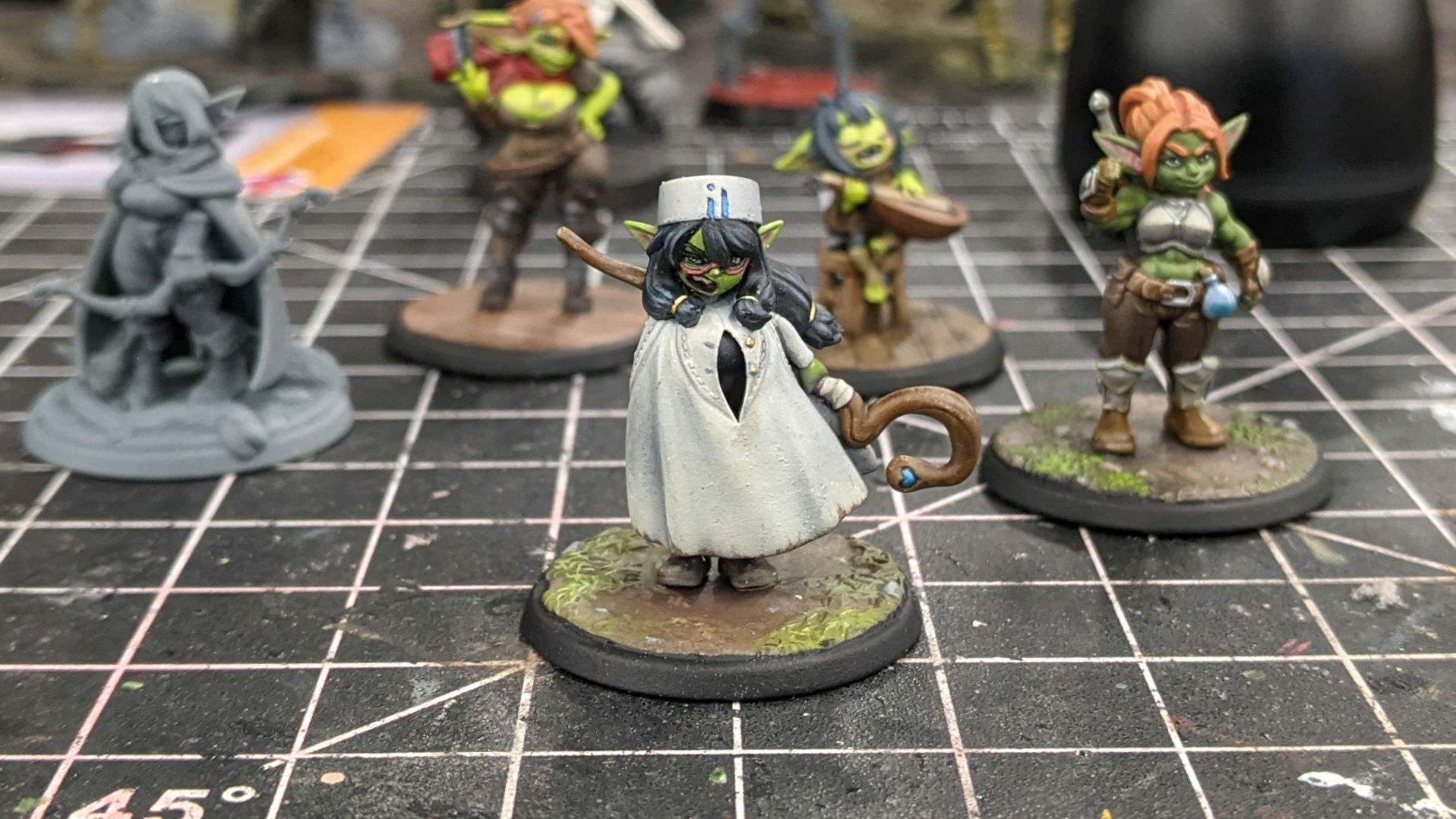 3D Printable Maya the Goblin Cleric (+ face variant) by Twin Goddess ...