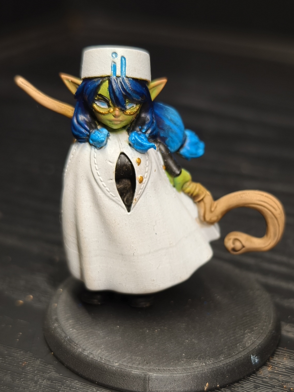 3D Printable Maya the Goblin Cleric (+ face variant) by Twin Goddess ...