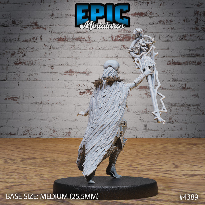 3D Printable Raven Wizard Female Attack / Bird Folk Warrior / Crow Warg ...