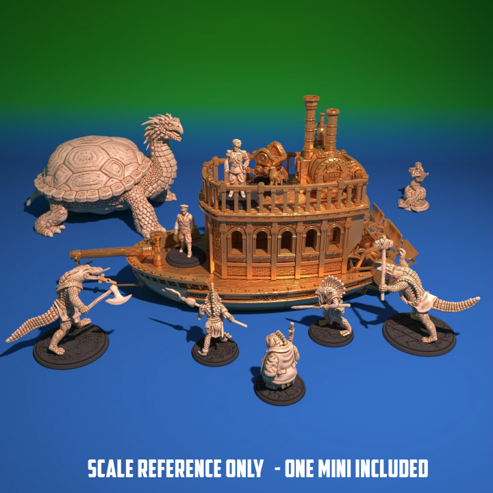 3D Printable Kuo-Toa Spear-Hunter – Deep Sea Creature Miniature for ...