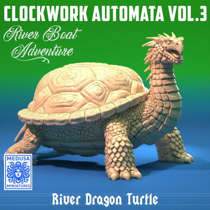 Descargar Ancient River Dragon Turtle STL – 3D Printable Miniature for ...