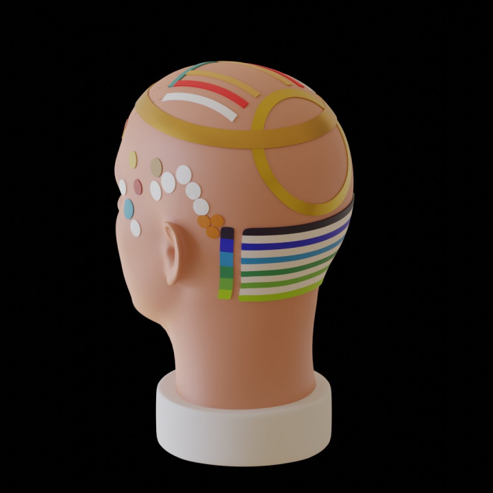 3D Printable access-bars-therapy-manikin by Faster Job