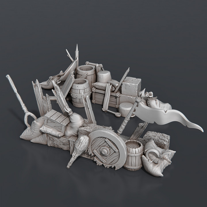 3D Printable Riot Set by STL Miniatures