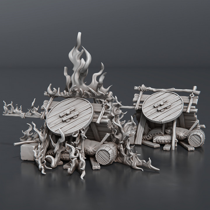 3D Printable Riot Set by STL Miniatures