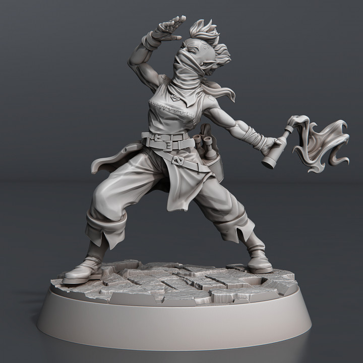 3D Printable Riot Set by STL Miniatures