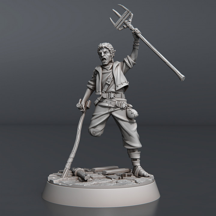 3D Printable Riot Set by STL Miniatures