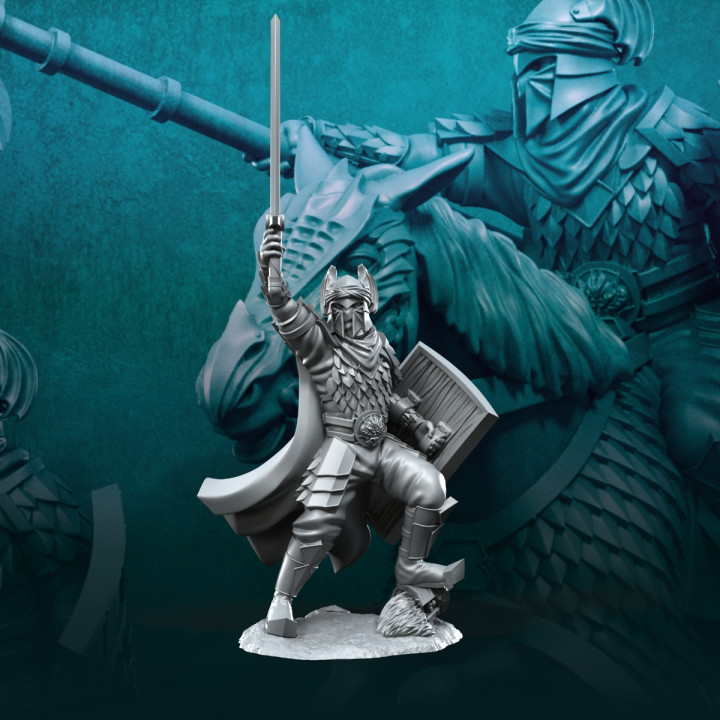 3D Printable Captain of Dragon Army | Dragon Army | Fantasy by Davale ...