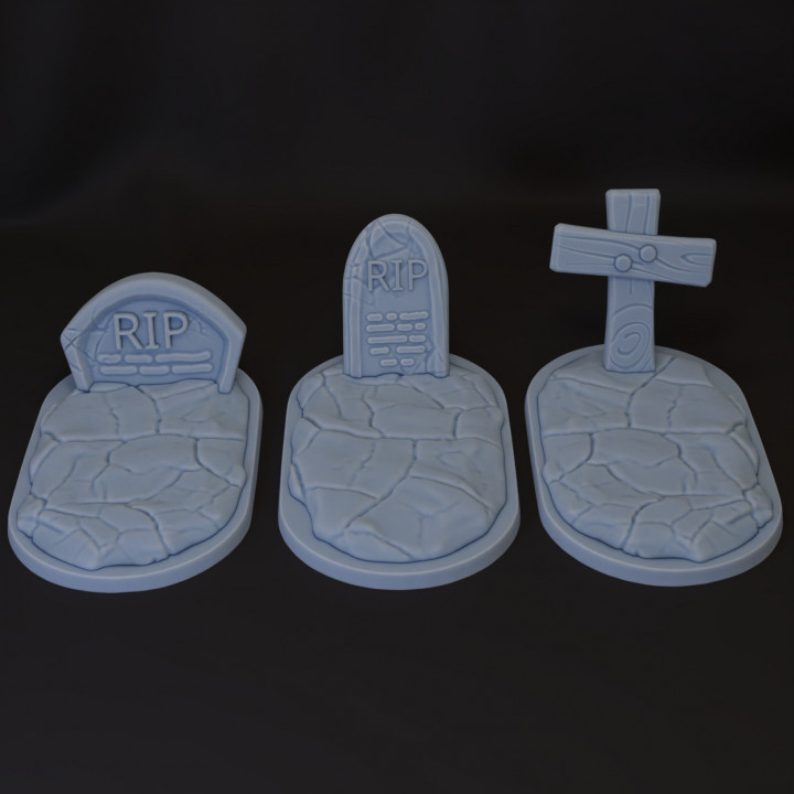 3D Printable Graveyard kit by The Cackling Kobold Company