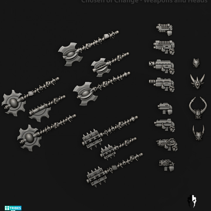 3D Printable Chosen of Change - Followers of Change - 28mm by Edge ...