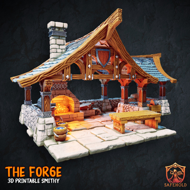 3D Printable The Forge - Full Set by Safehold
