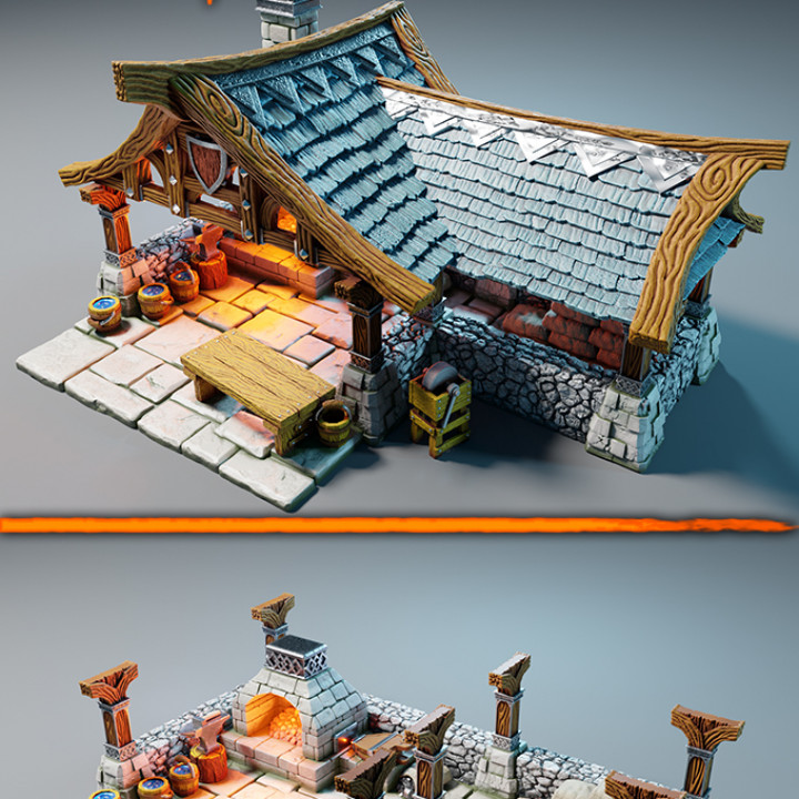 3D Printable The Forge - Full Set by Safehold