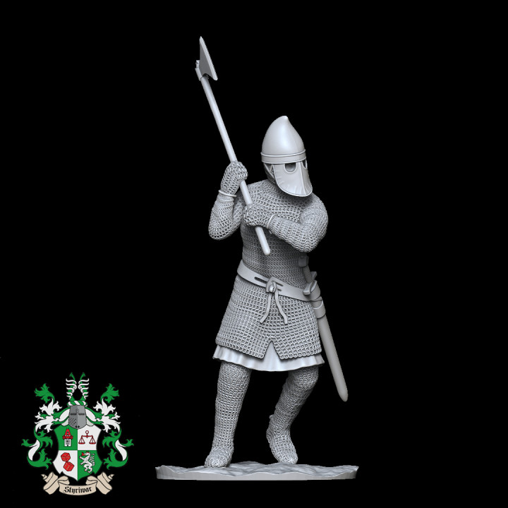 3D Printable 11-12th Century Knight by Styriwar