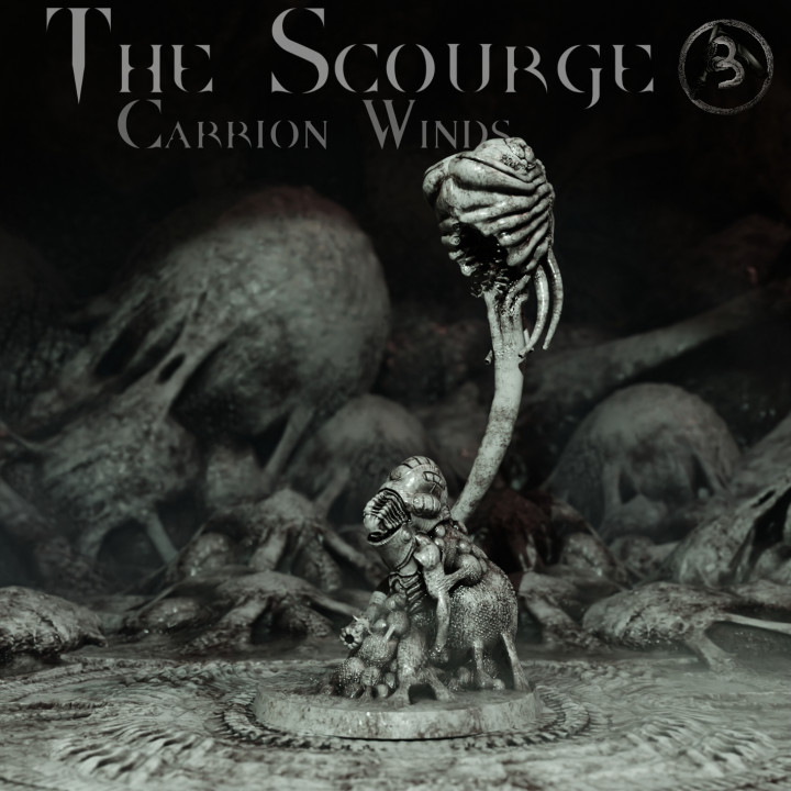 3D Printable The Scourge: Thraxis Leech by bLUARt