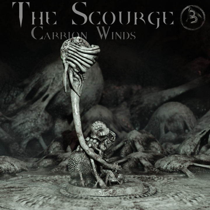 3D Printable The Scourge: Thraxis Leech by bLUARt