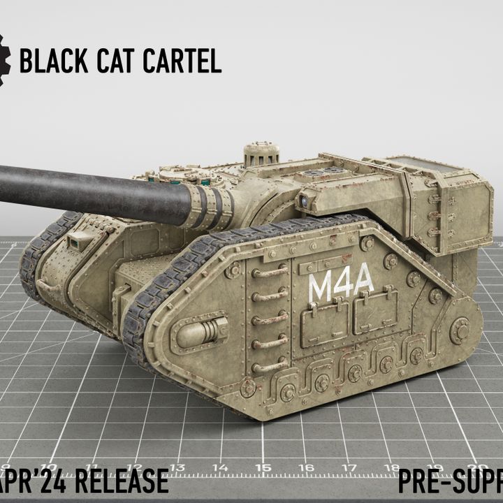 3D Printable Type-18M4-A/B Self-Propelled Artillery Tank (Type-18 ...