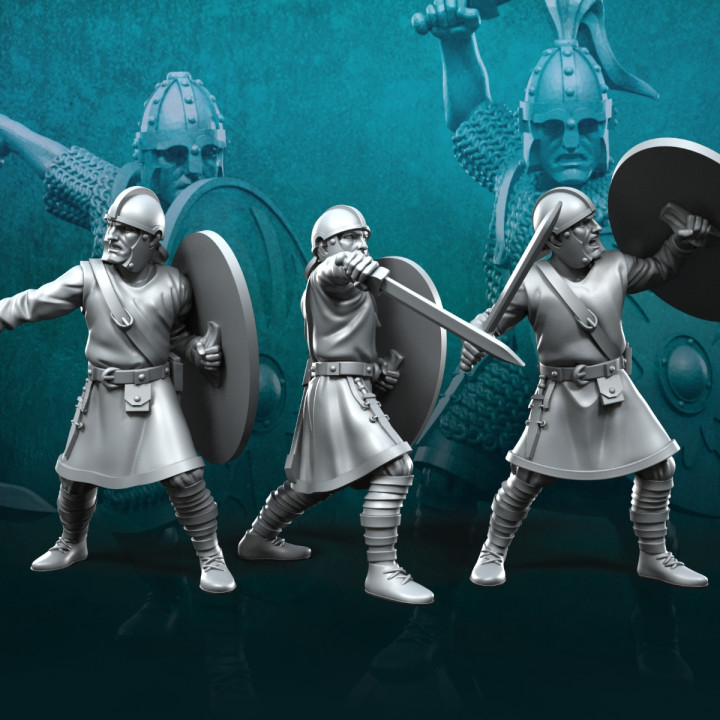 3D Printable 6x Roman Soldiers with sword | Rome | Historical by Davale ...