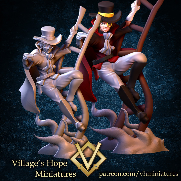 3D Printable Phantom thief by Village's Hope Miniatures