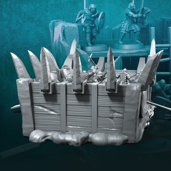 3D Printable 3x Assault Ships | Regular Orcs | Fantasy by Davale Games