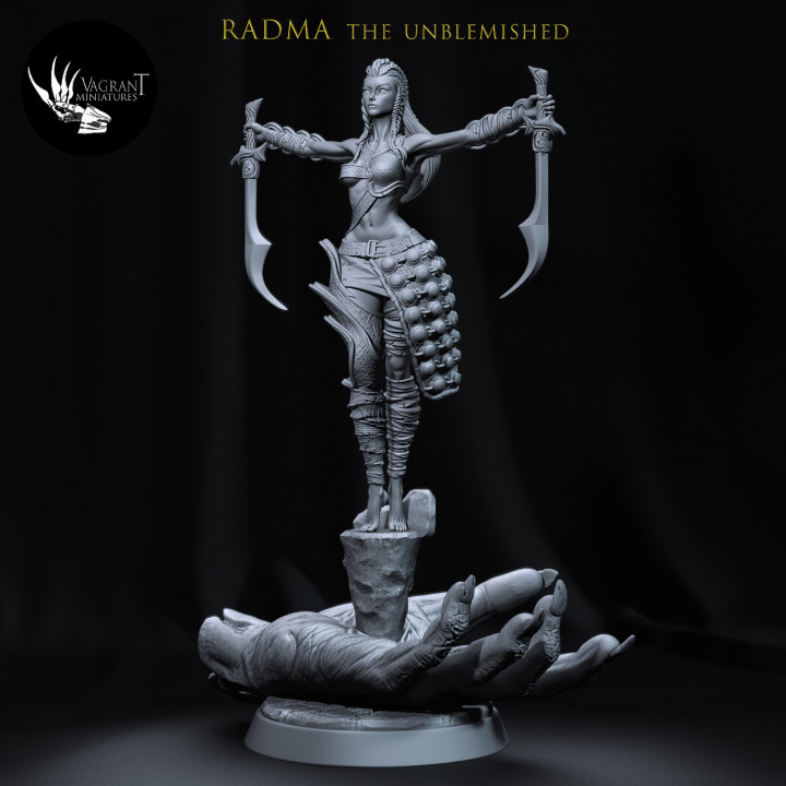 3D Printable Radma The Unblemished by Vagrant Miniatures