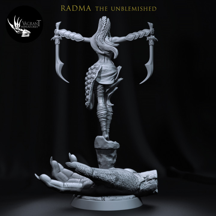 3D Printable Radma The Unblemished by Vagrant Miniatures
