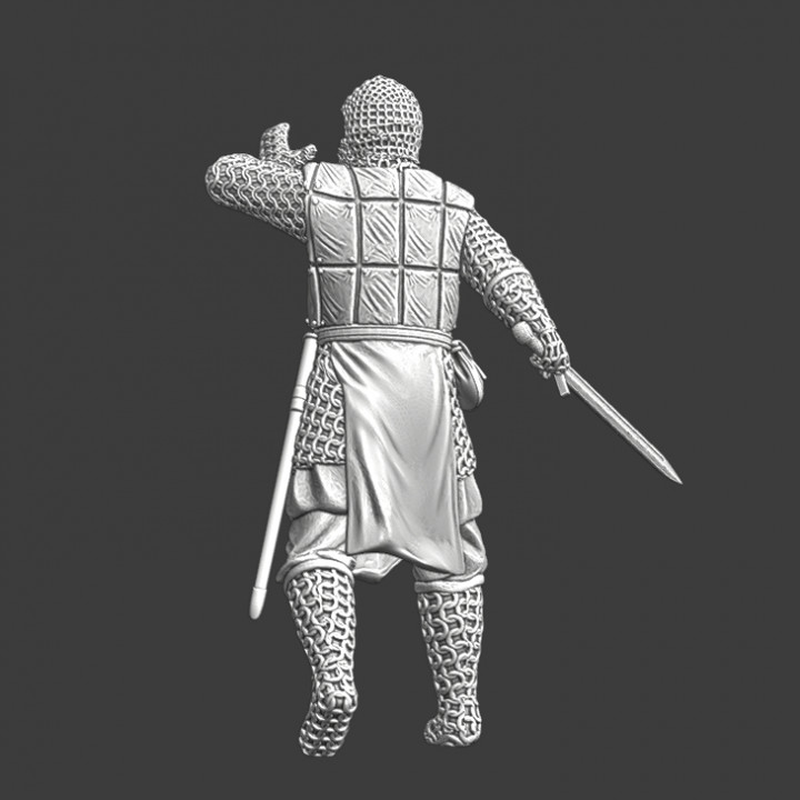 3D Printable Medieval Knight shouting commands by Northern Crusades ...