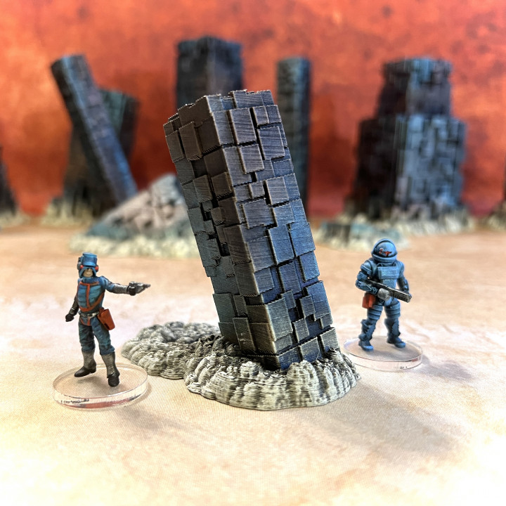 3D Printable Alien Monoliths by Ill Gotten Games