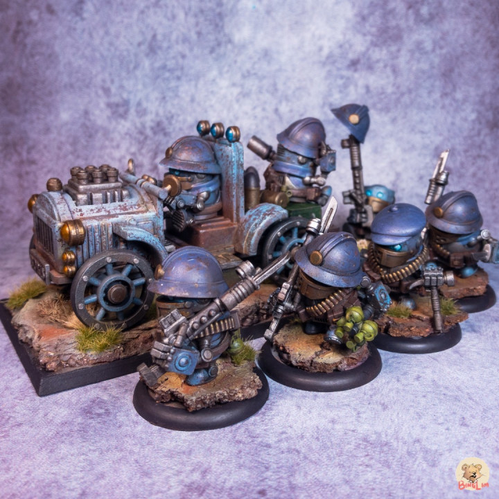 3D Printable WARPOD Trencher 'Stroppys Wartwukks' by Flytrap Digital
