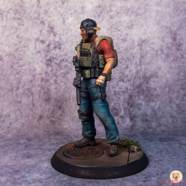 3D Printable GUNSLINGER: 'Team Arachnid' American PMC by Flytrap Digital