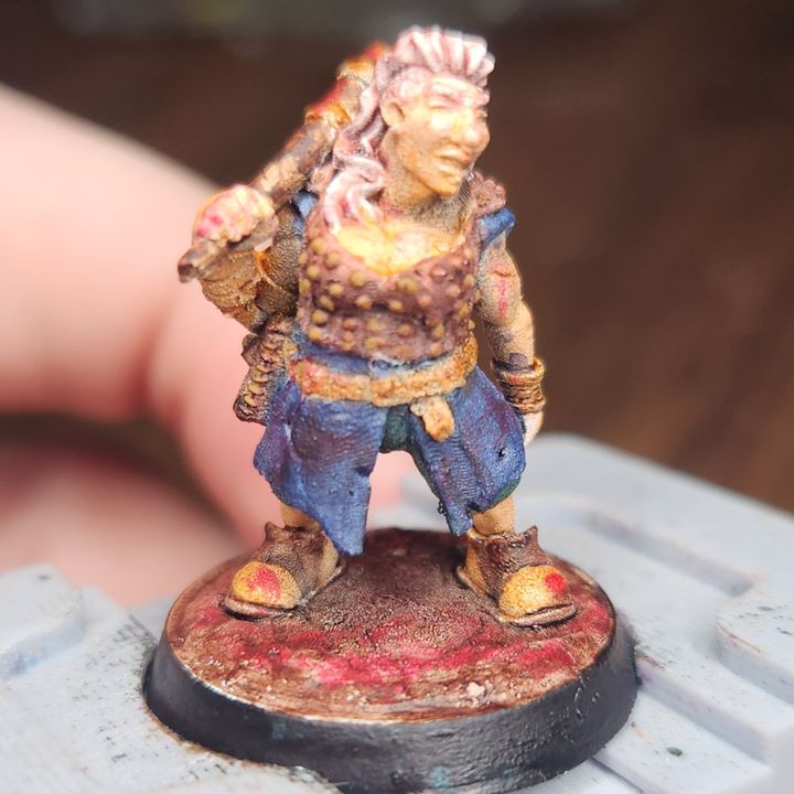 3D Print of Hanni, Female Dwarf Bandit by Redvain