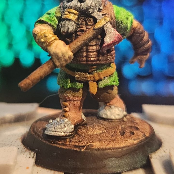 3D Print of Murdock, dwarf bandit by Redvain