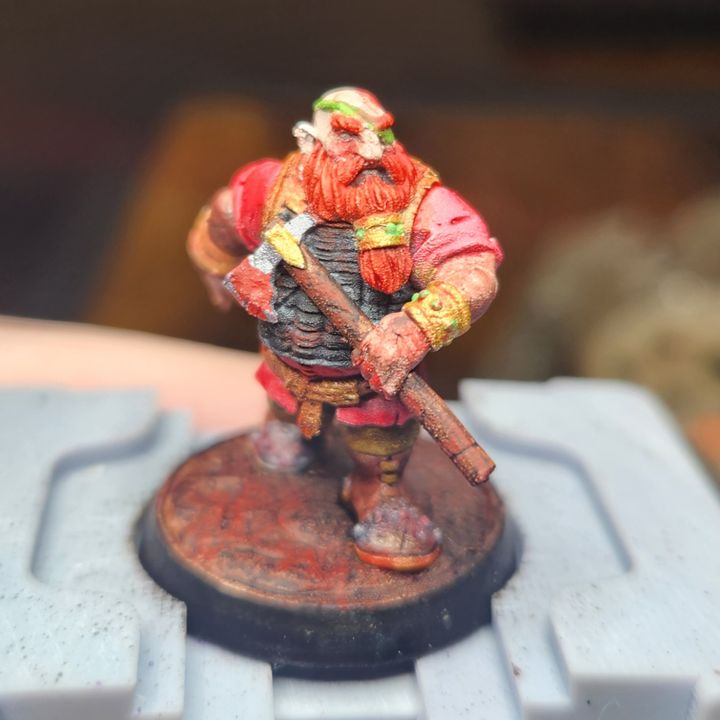 3D Print of Murdock, dwarf bandit by Redvain