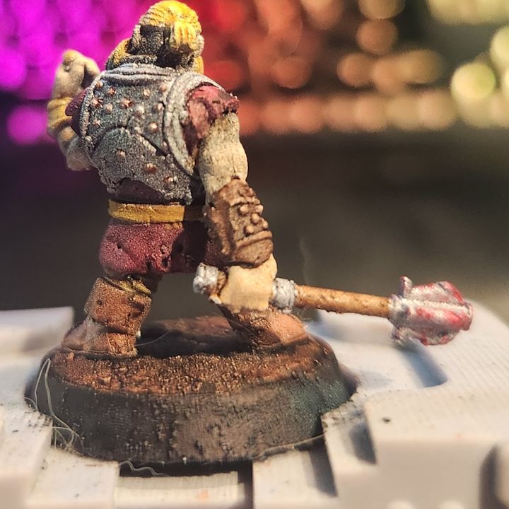 3D Print of Nico, dwarf bandit by Redvain