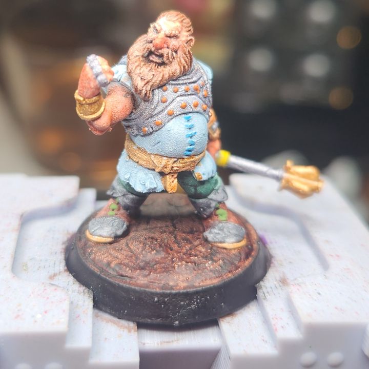 3D Print of Nico, dwarf bandit by Redvain