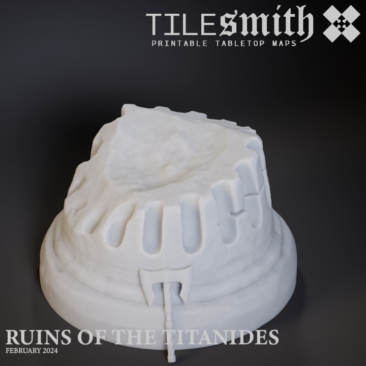 3D Printable Ruins of the Titanides Scatter by Tilesmith