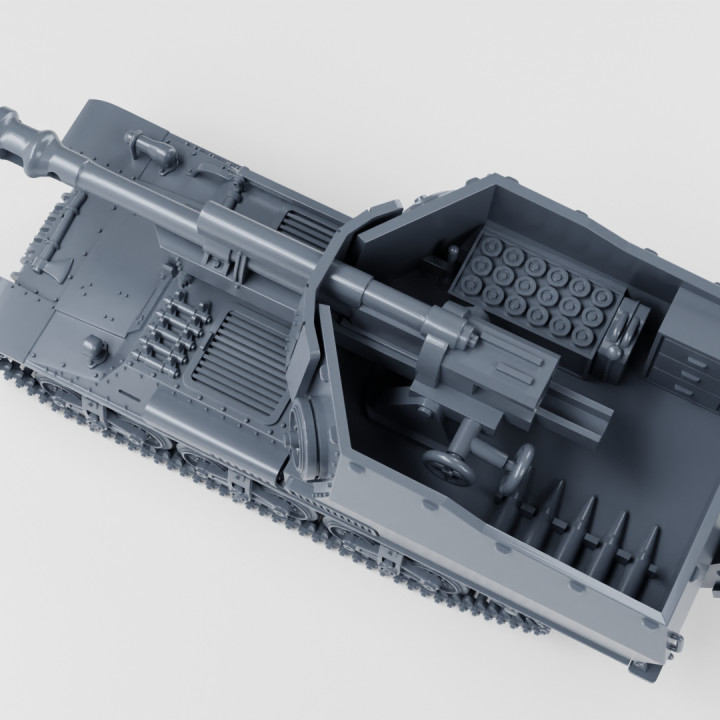 3D Printable 10.5cm leFH18 Lorraine Schlepper (f) Alkett (Germany, WW2 ...