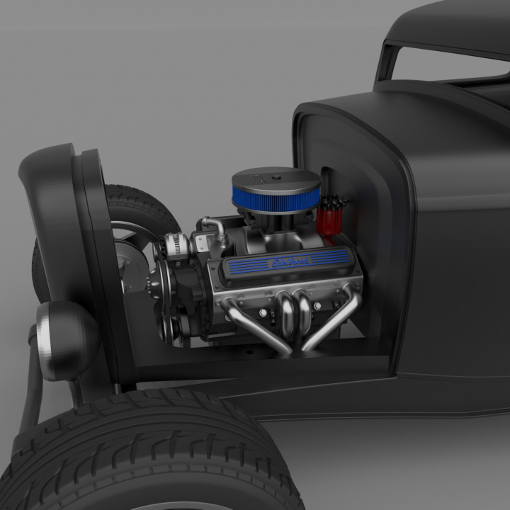 3D Printable 1932 Classic Roadster 3D Printable Model - High-Resolution ...