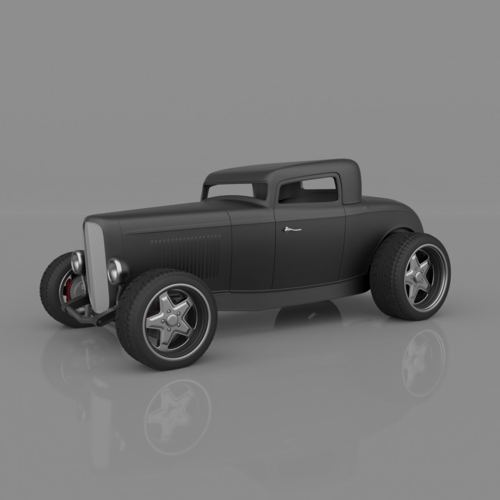3D Printable 1932 Classic Roadster 3D Printable Model - High-Resolution ...