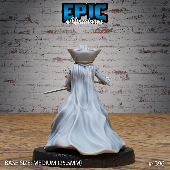 3D Printable Elf Warlock Female Sitting / Ancient Elven Fighter ...