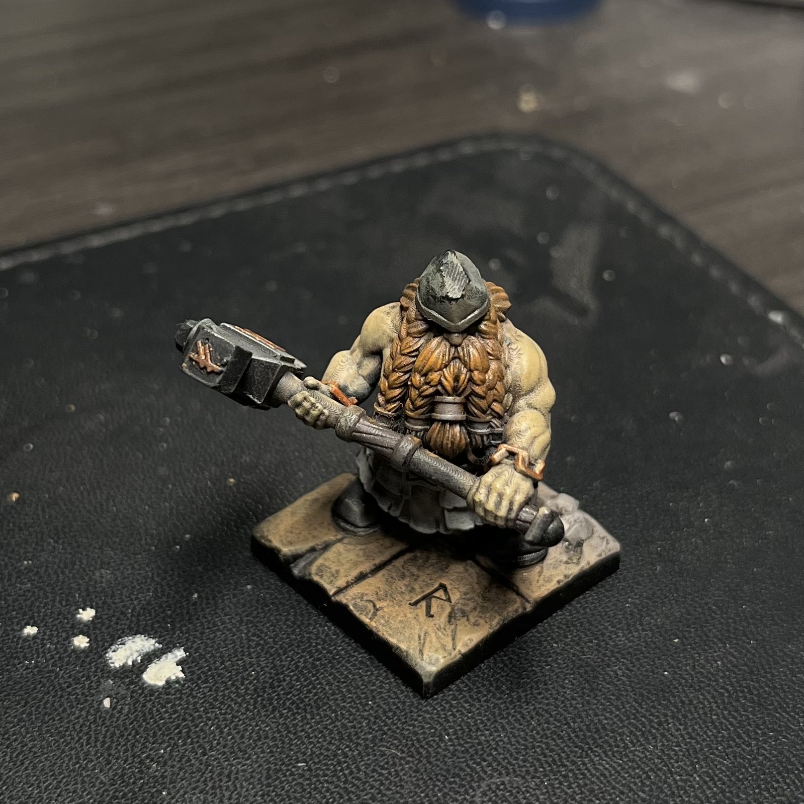 3D Printable Runesmith on foot by Ghamak