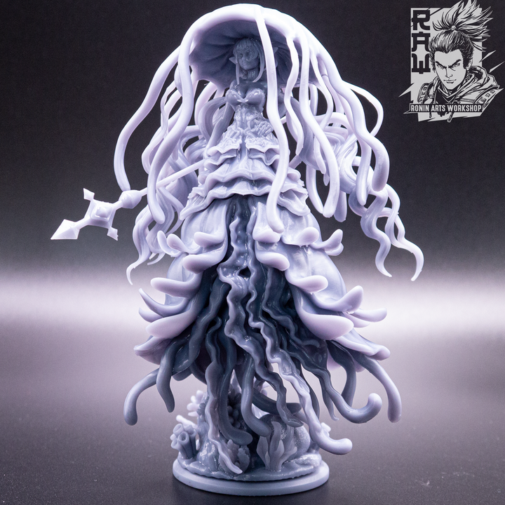 3D Printable Lyda The Conjurer - Dual Form (Mermaid) Mini by Ronin Arts ...