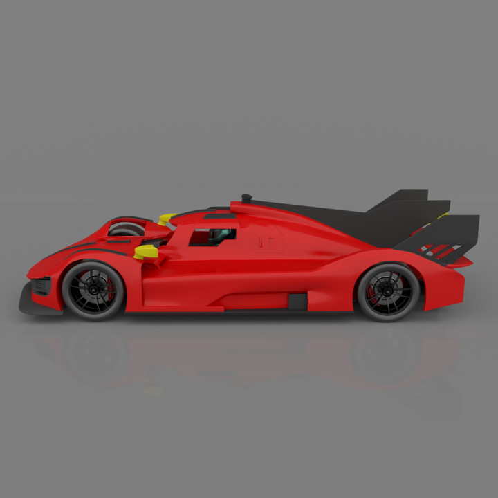 3D Printable Racing Le Mans Hypercar 499P Ready to Print by demis sarda