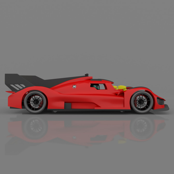 3D Printable Racing Le Mans Hypercar 499P Ready to Print by demis sarda