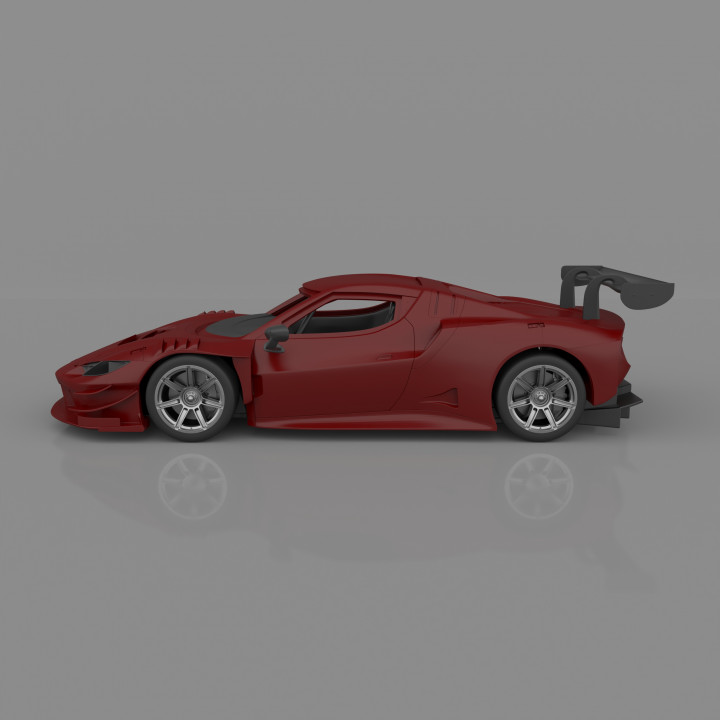 3D Printable Racing Car 296 GT3 Motorsport 296 3D printeble model by ...