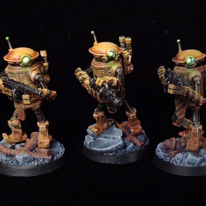 3D Print of Diesel Powered Automata - Infantry Kit by ArphVilHomme