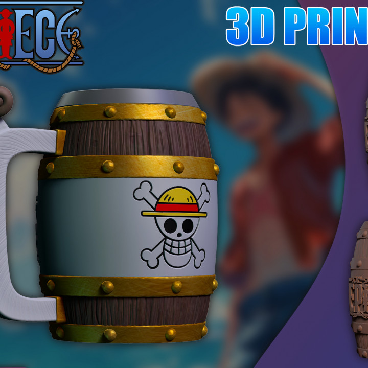 3D Printable One Piece - Mug Barrel by Ed Batist