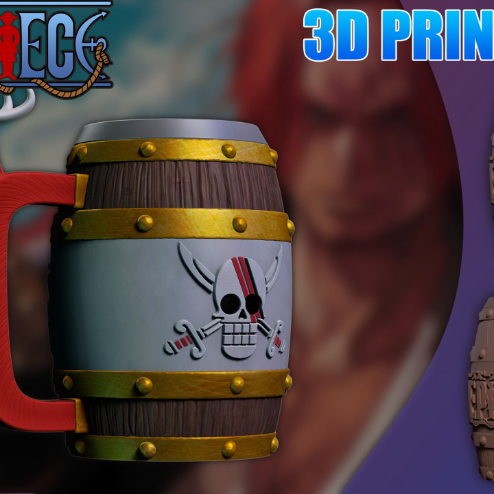 3D Printable One Piece - Mug Barrel by Ed Batist