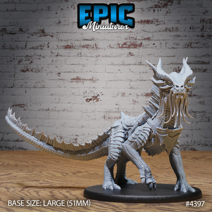 3D Printable Guard Drake Gold / Legendary Dragon / Mountain Encounter ...
