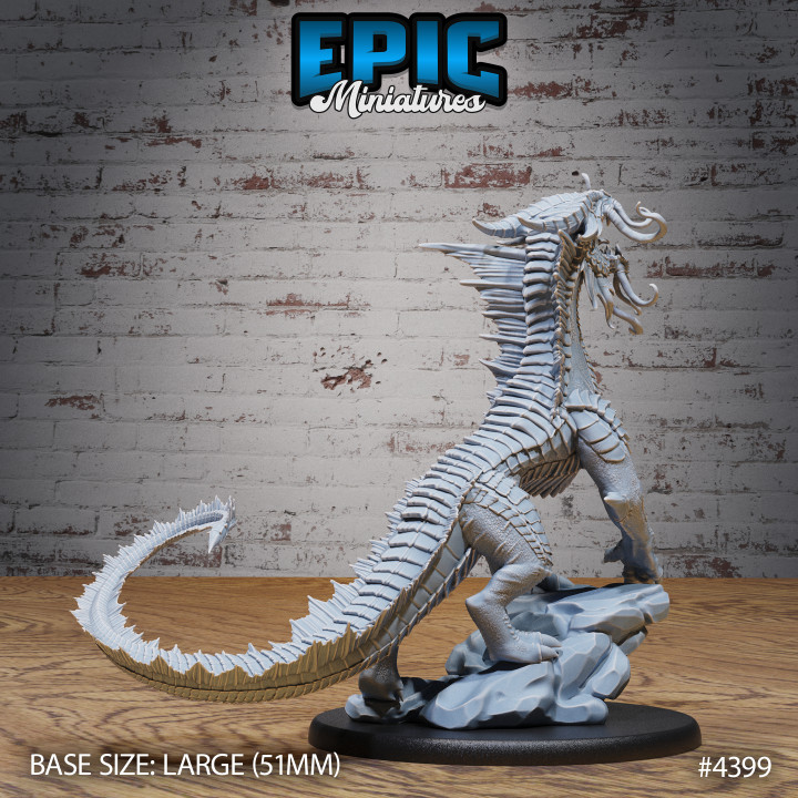 3D Printable Guard Drake Gold Roaring / Legendary Dragon / Mountain ...