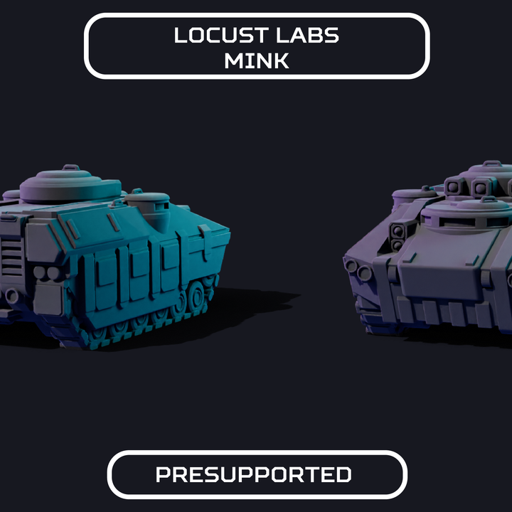 3D Printable 6mm Mink by Locust_Labs